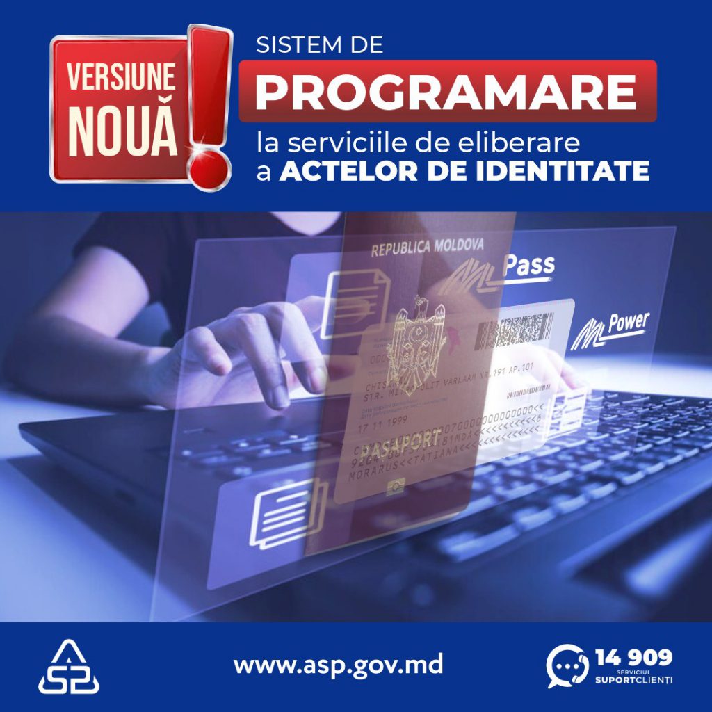 Versiune nouă a sistemului de programare prealabilă disponibilă pentru servicii de eliberare a ...